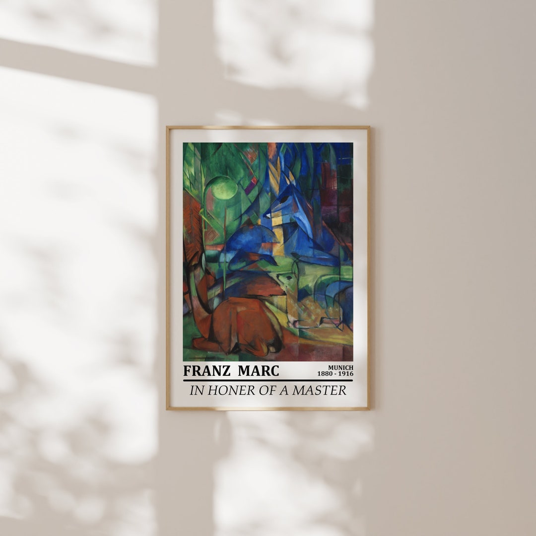 Franz Marc Poster - High-quality Museum Art as a Franz Marc Print ...