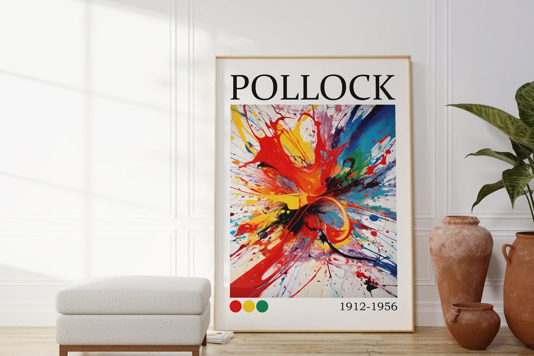 Jackson Pollock Poster High Quality Pollock Painting for Your Home or ...