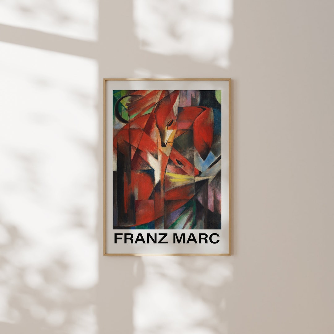 Franz Marc Poster High-quality Museum Art as a Franz Marc Print Franz ...