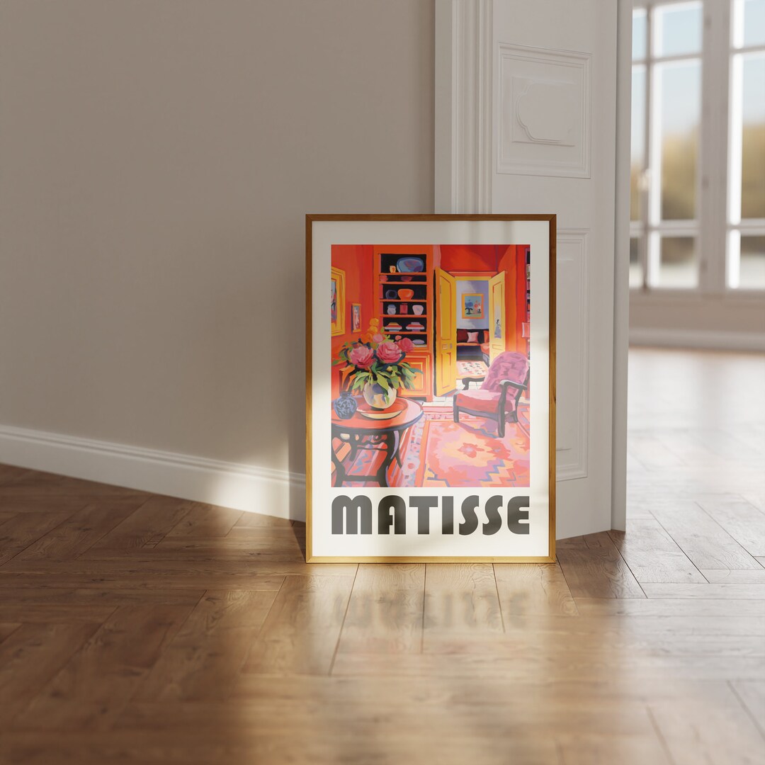 Henri Matisse Poster the Red Studio High-quality Poster as a Henri ...