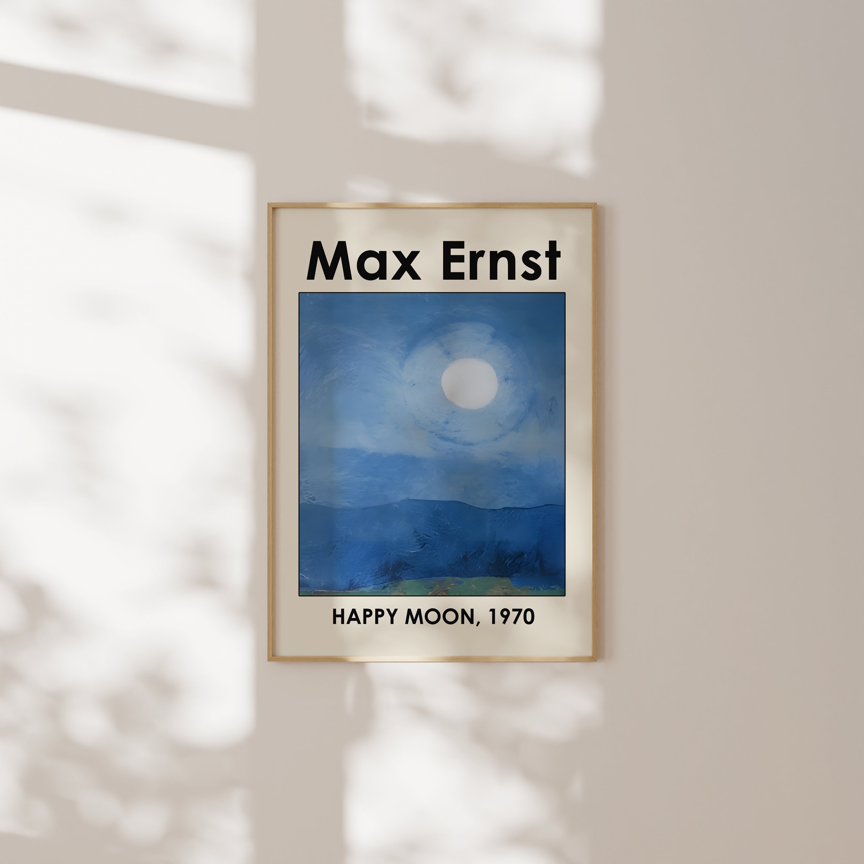 Max Ernst Poster Happy Moon High-quality Poster as a Max - Etsy