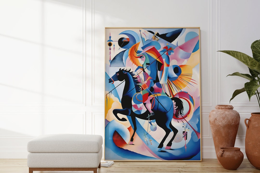 Wassily Kandinsky Poster the Blue Rider Kandinsky Print - Etsy