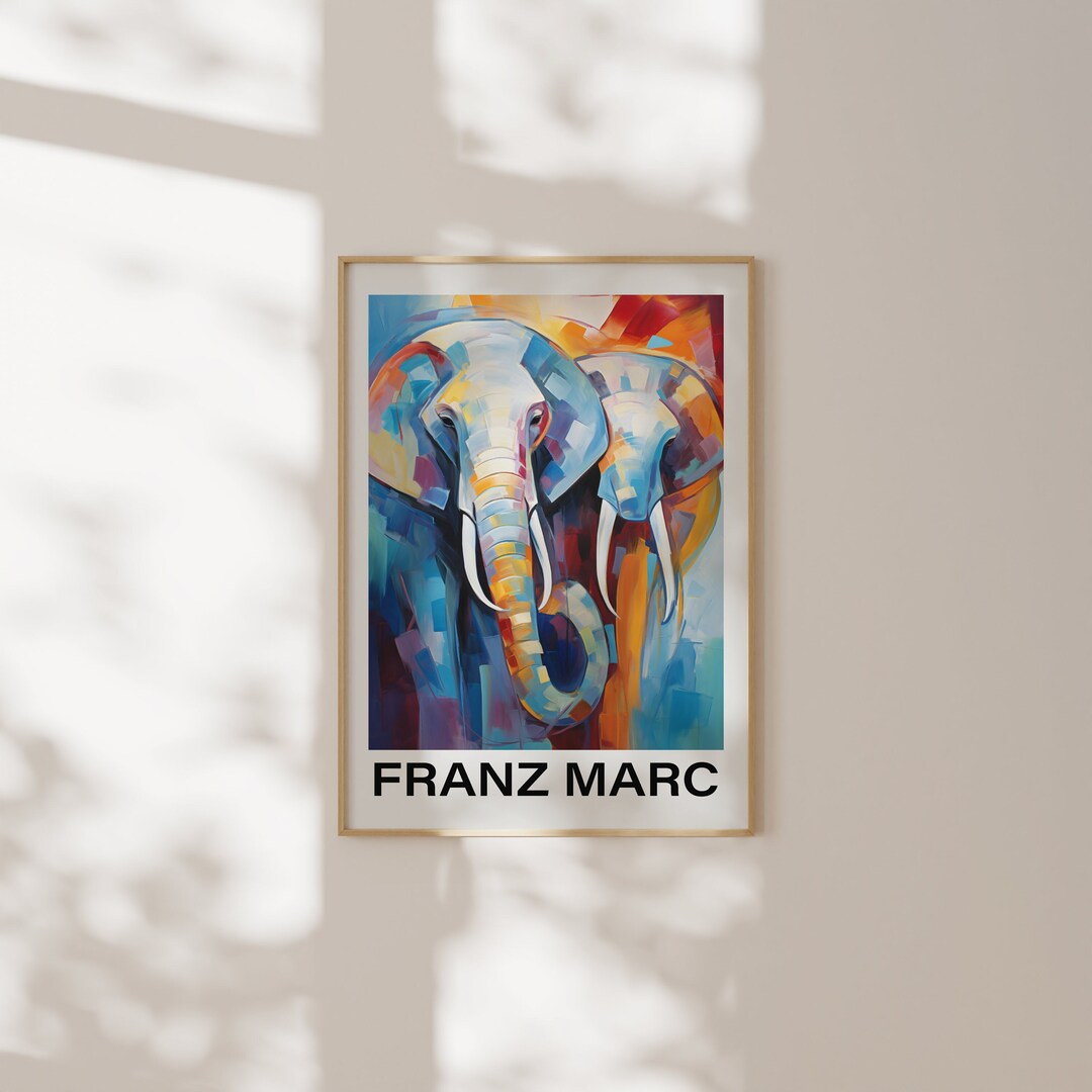 Franz Marc Poster High-quality Museum Art as a Franz Marc Print Franz ...