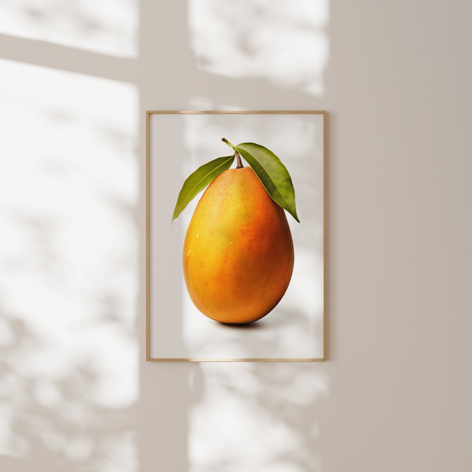 Mango Poster - High Quality Fruit Poster With a Mango - Mango Print ...