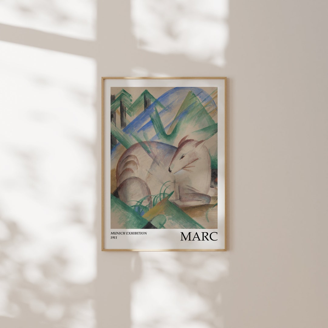 Franz Marc Poster High-quality Museum Art as a Franz Marc Print Franz ...