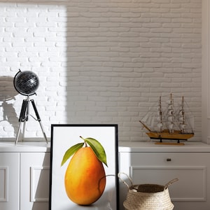 Mango Poster - High Quality Fruit Poster With a Mango - Mango Print ...