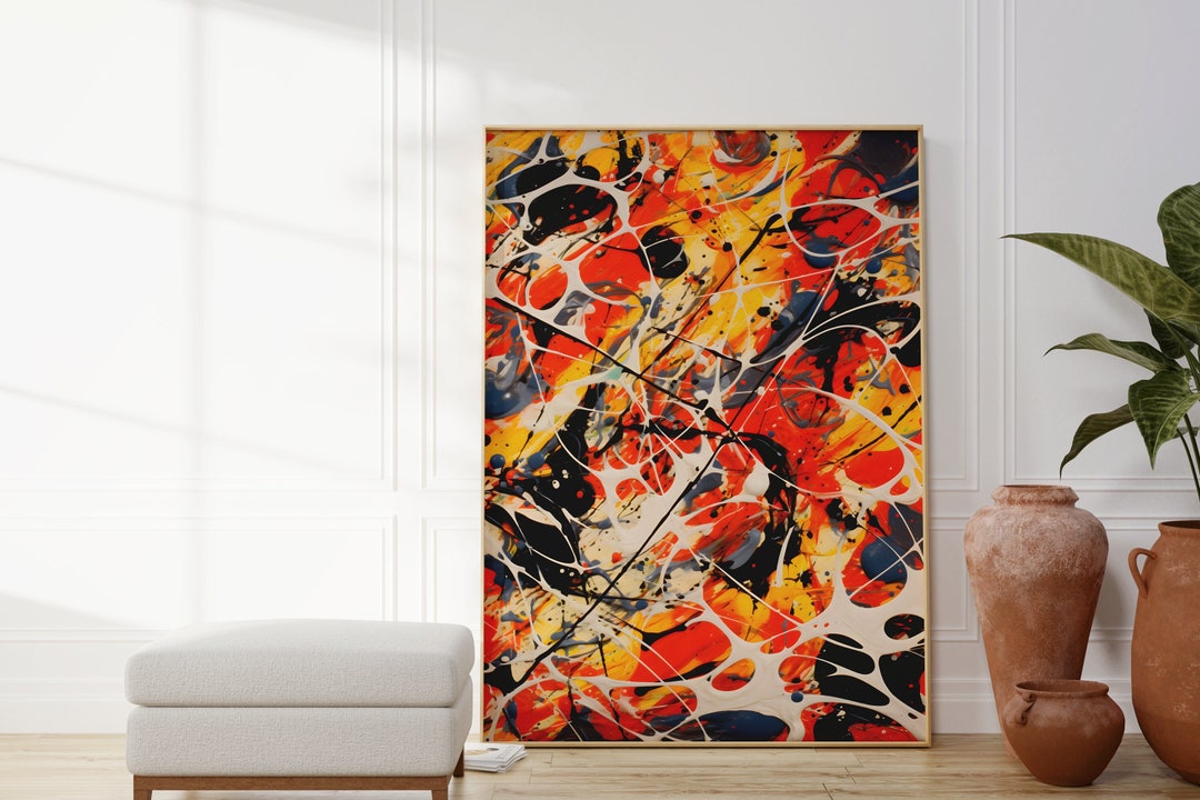 Jackson Pollock Poster High Quality Pollock Painting for Your Home or ...