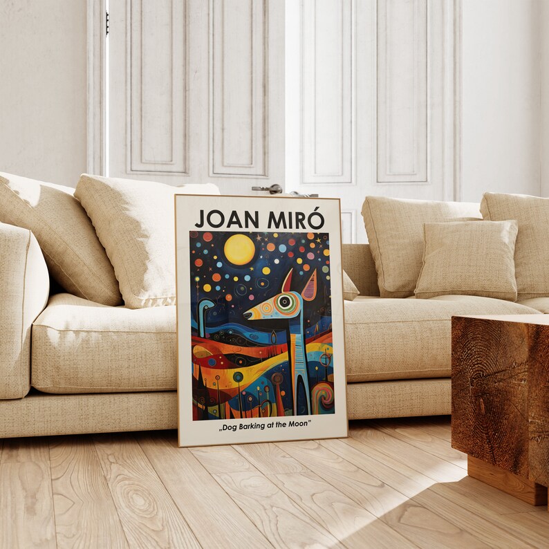 Joan Miro Poster - Abstract Catalan Art as Miro Wall Art, Miro Painting ...