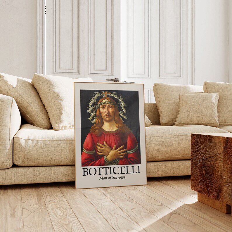 Sandro Botticelli Poster - Man of Sorrows - High-quality Botticelli ...