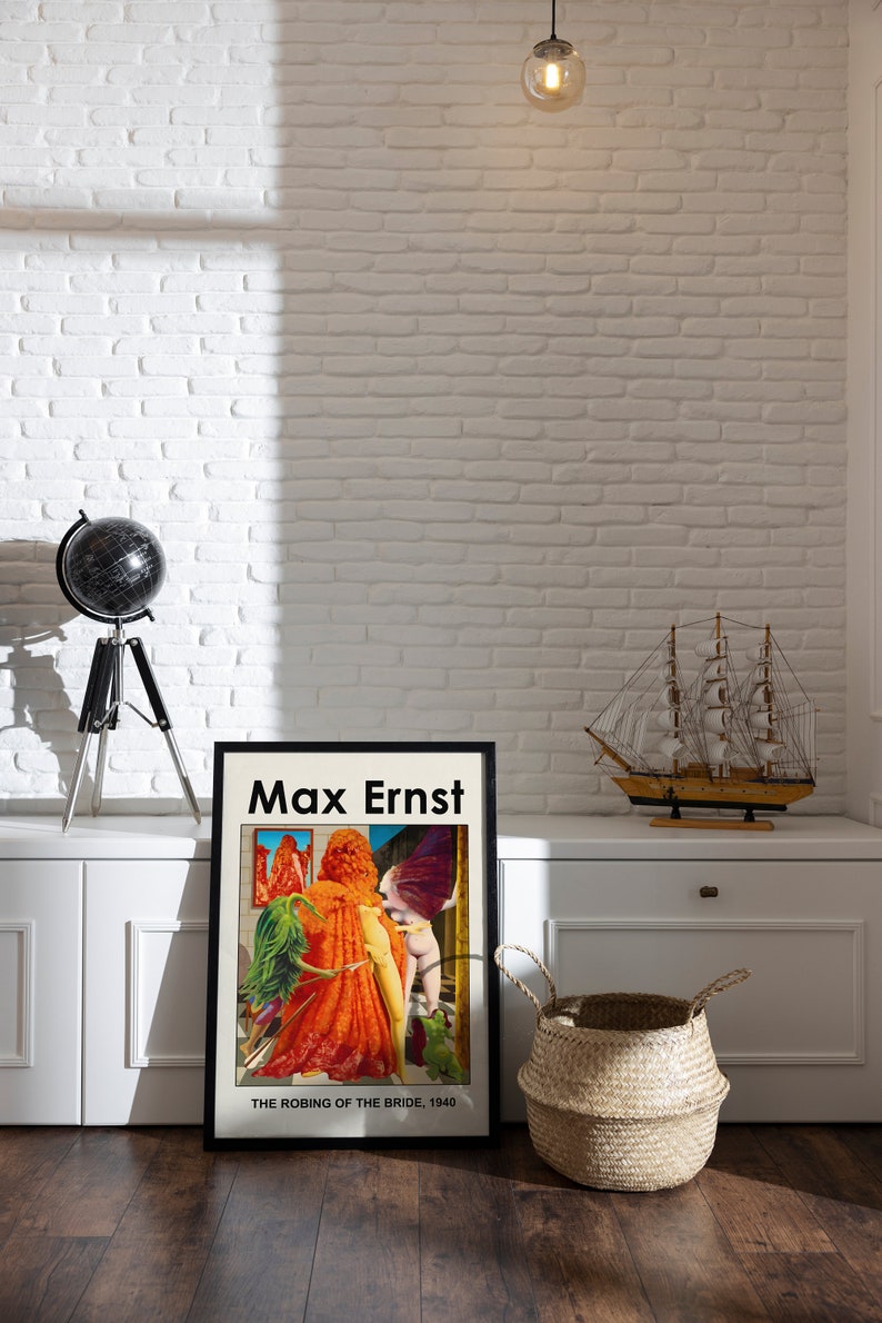 Max Ernst Poster the Robing of the Bride High-quality Poster as a Max ...
