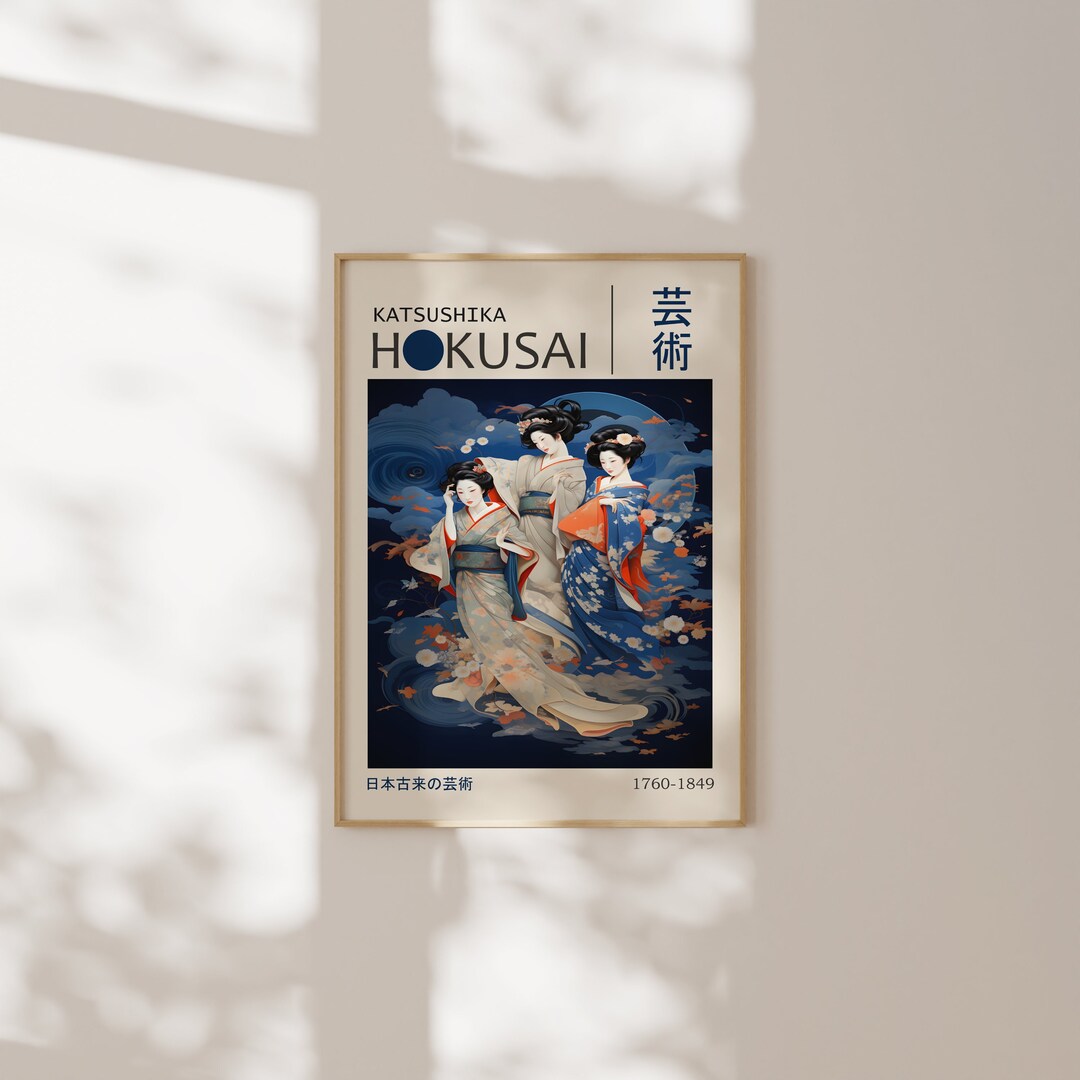 Hokusai Poster High Quality Katsushika Hokusai Japandi Poster for Your ...