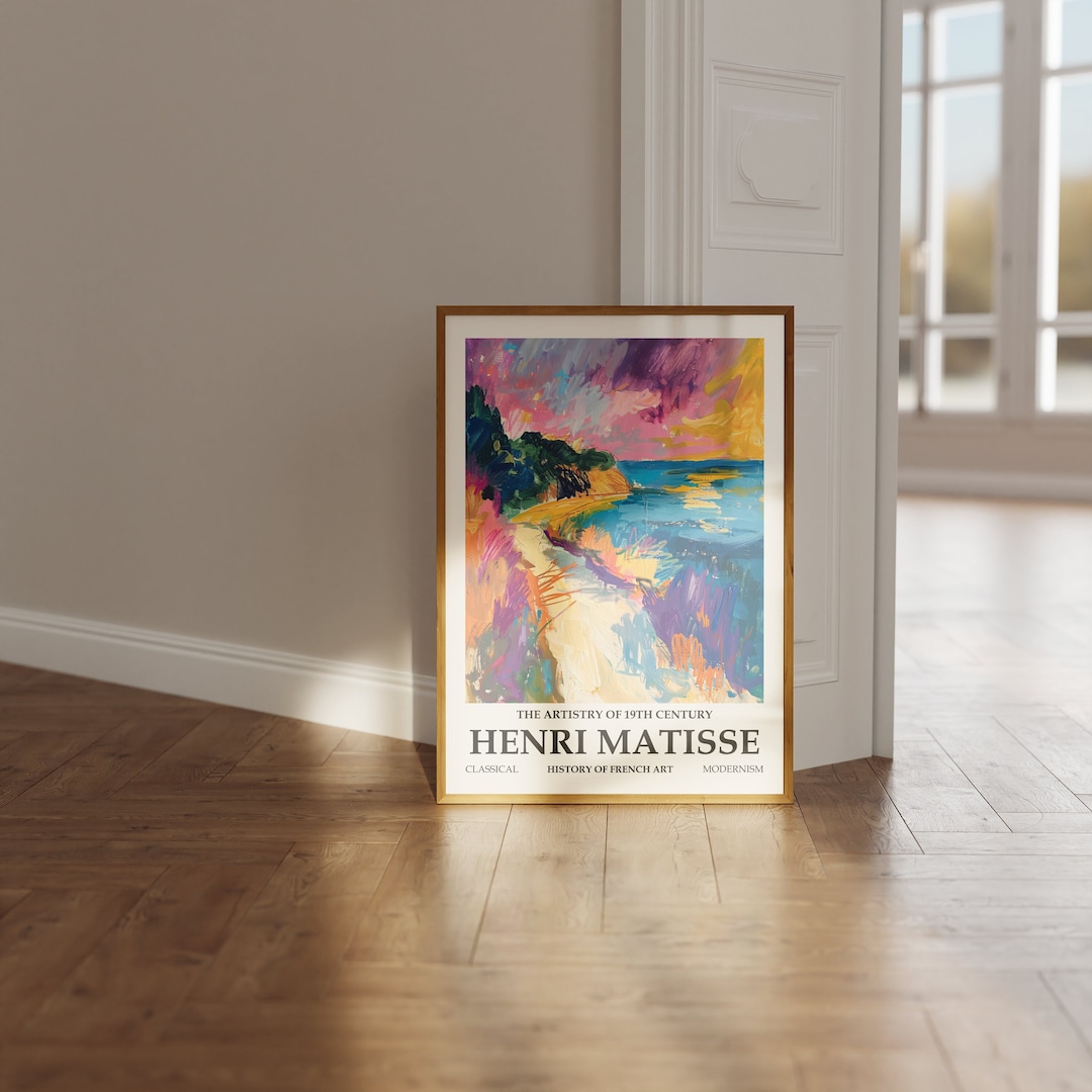 Henri Matisse Poster - Colorful Wall Art as Henri Matisse Print, Modern ...