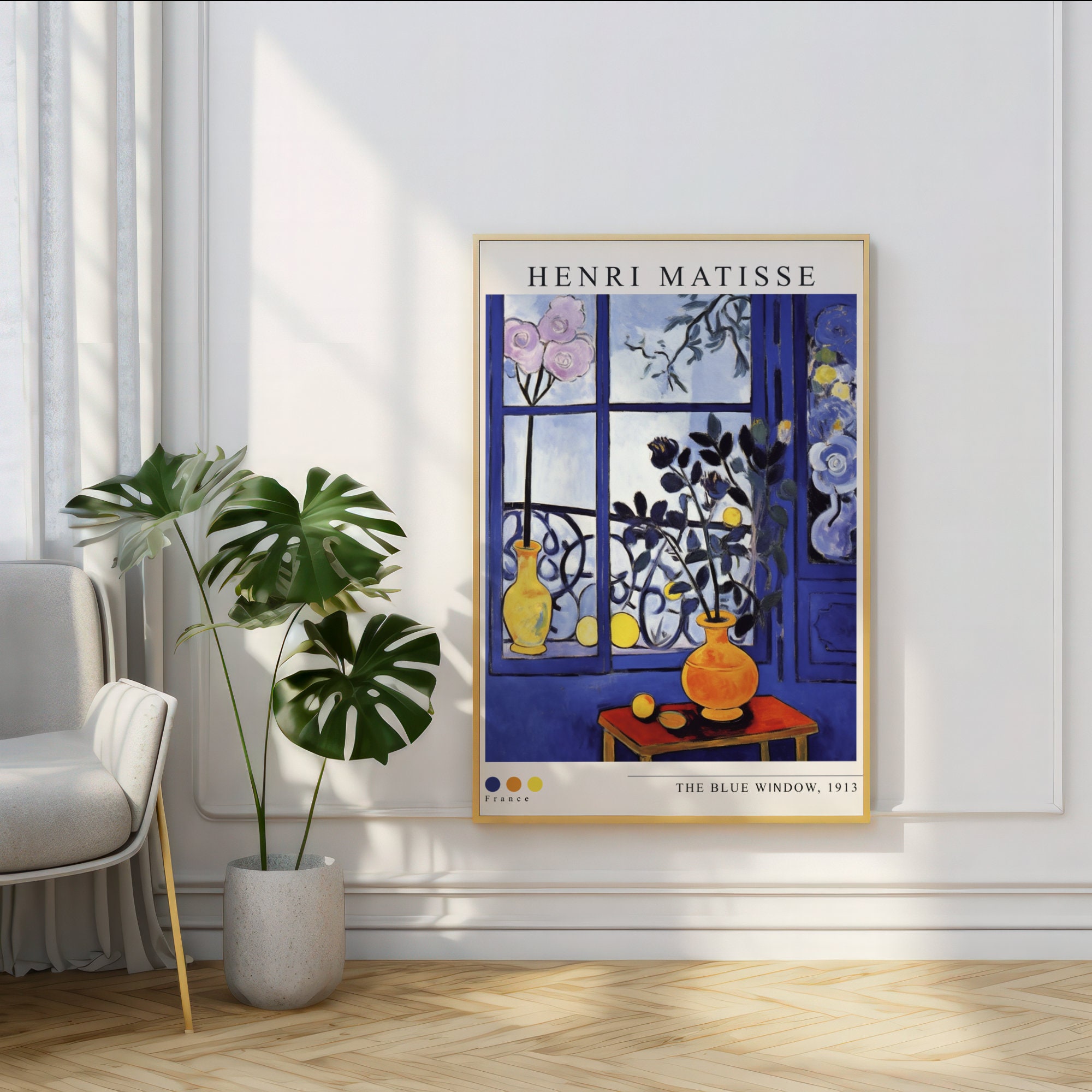Henri Matisse the Blue Window Poster Matisse Painting - Etsy