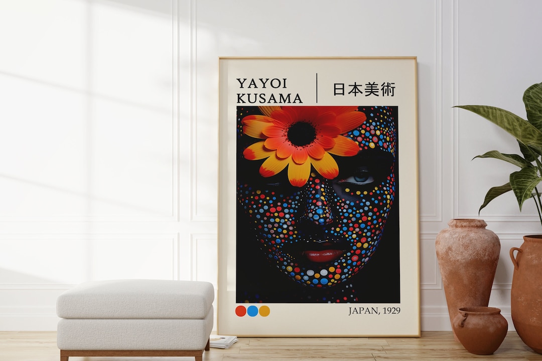 Yayoi Kusama Poster - High Quality Japandi Poster for Your Home or as a ...