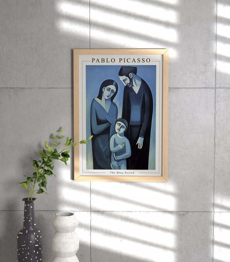 Pablo Picasso Poster - the Blue Period, Picasso Line Art, Picasso ...
