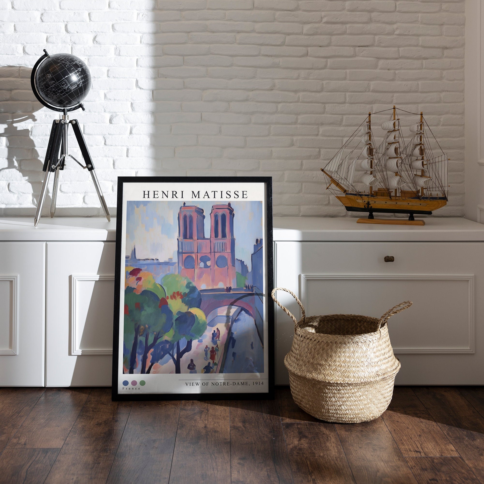 Henri Matisse Poster View of Notre Dame , Modern Matisse Painting ...