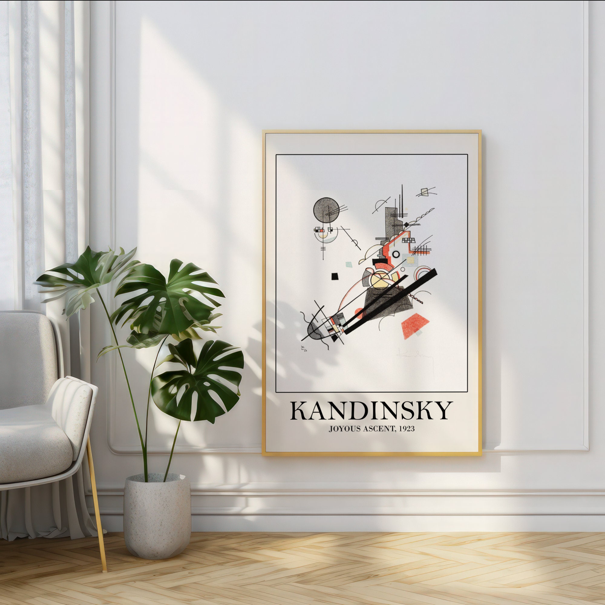 Kandinsky Poster Happy Ascent High Quality Poster Kandinsky Print ...