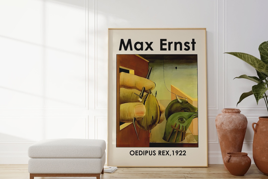 Max Ernst Poster - Oedipus Rex - High-quality Poster as Max Ernst Print ...
