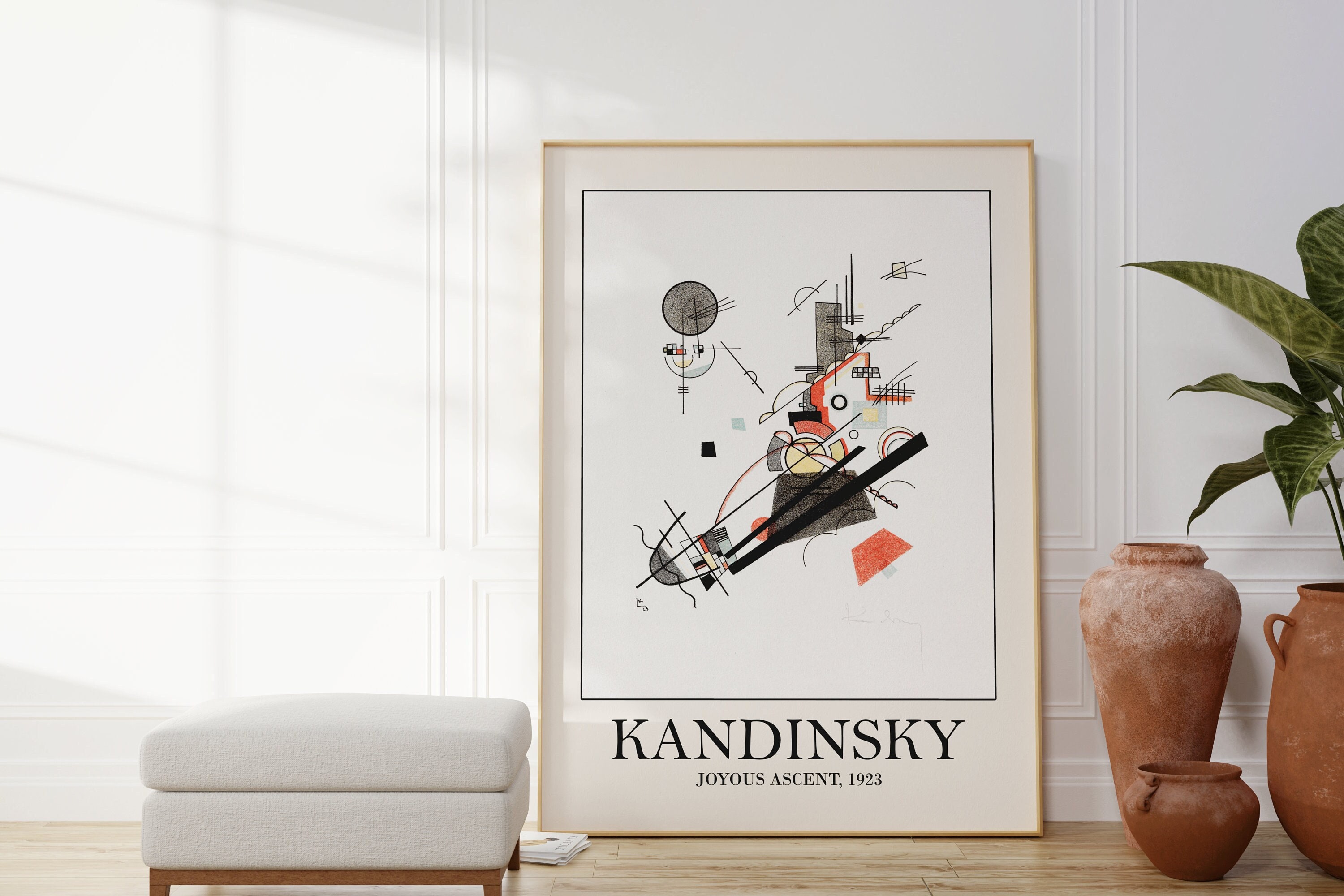 Kandinsky Poster Happy Ascent High Quality Poster Kandinsky Print ...