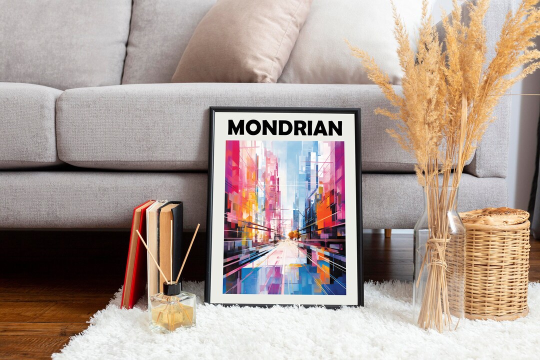 Piet Mondrian Poster - Dutch Abstract Wall Art as Piet Mondrian Print ...