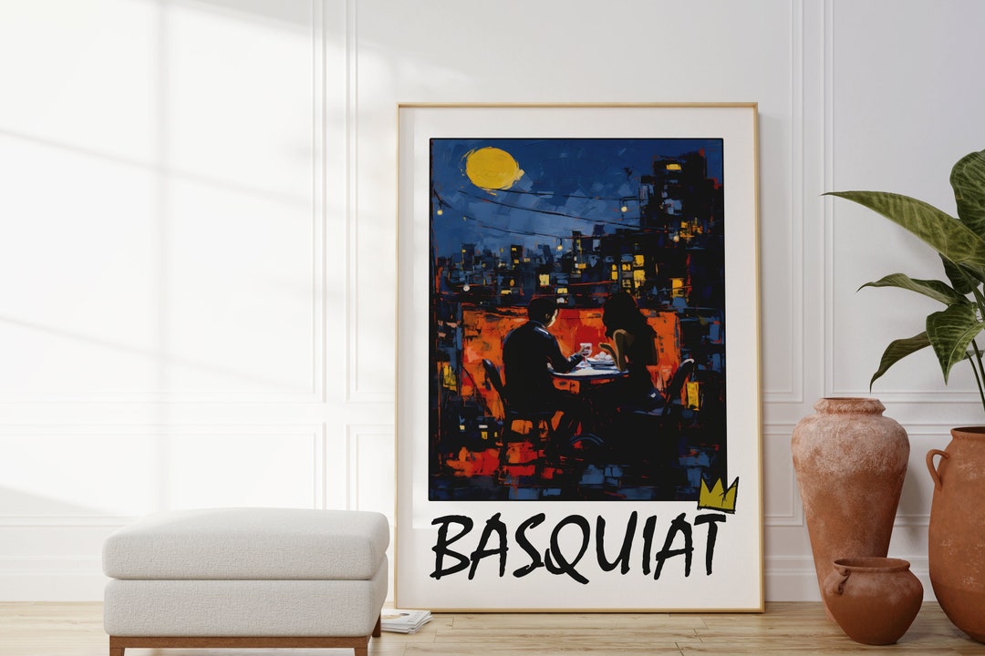 Basquiat Poster Couple Basquiat Wall Art for Your Home or - Etsy