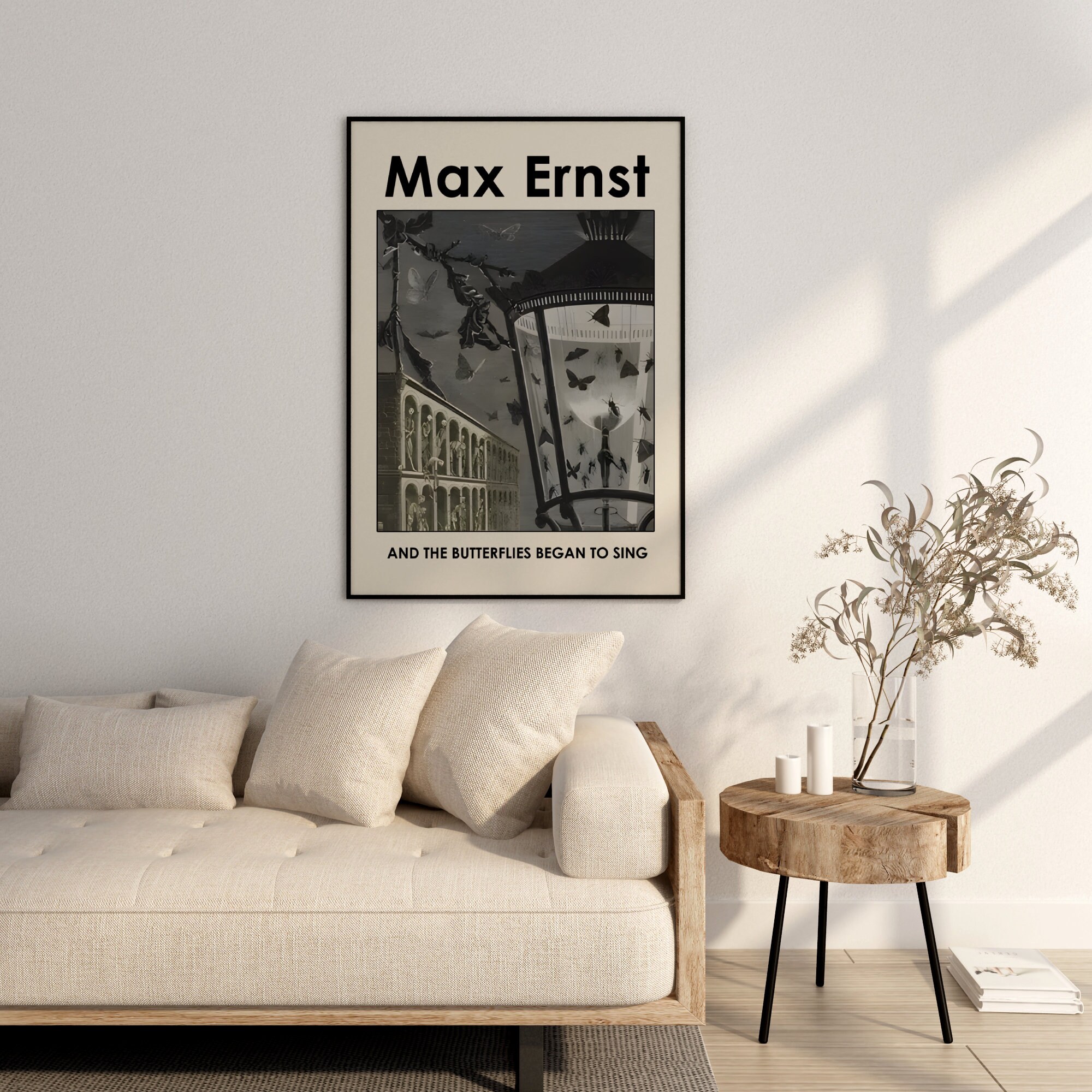 Max Ernst Poster - Butterflies - High-quality Poster as Max Ernst Print ...