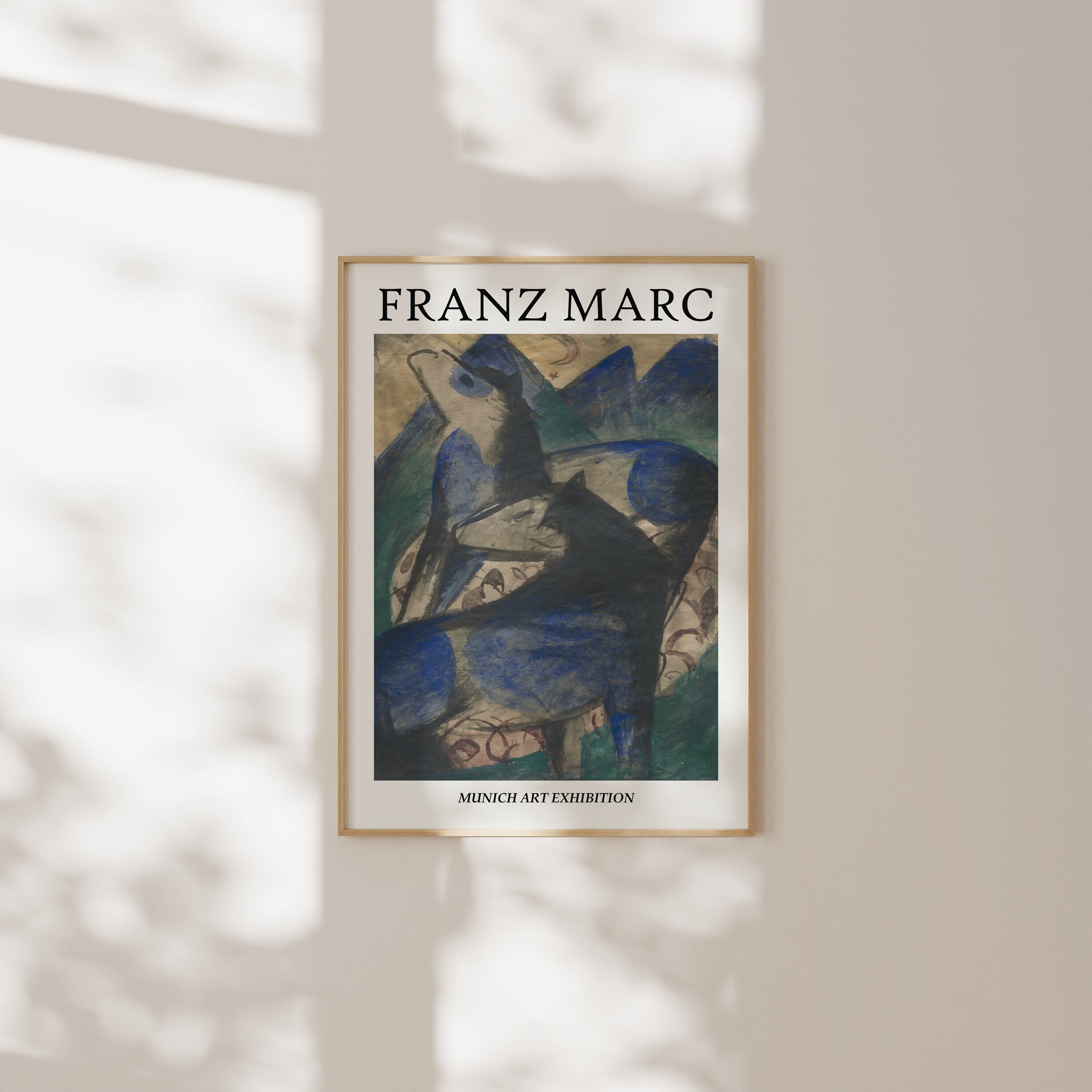 Franz Marc Poster High-quality Museum Art as a Franz Marc Print Franz ...