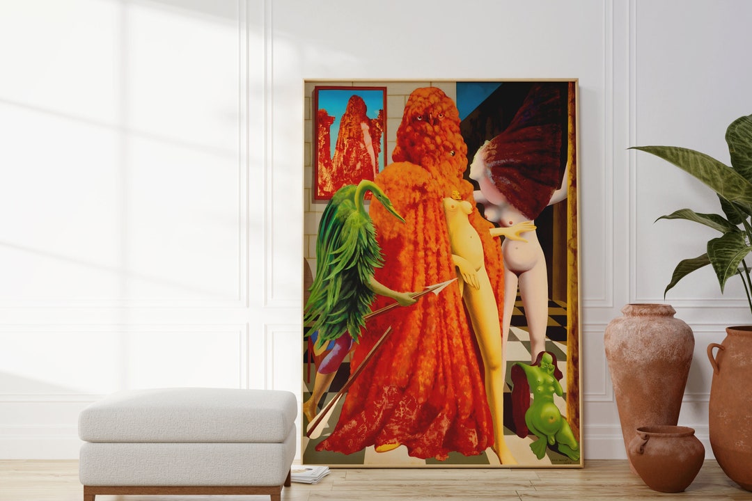 Max Ernst Poster - the Dressing of the Bride - High Quality Poster ...