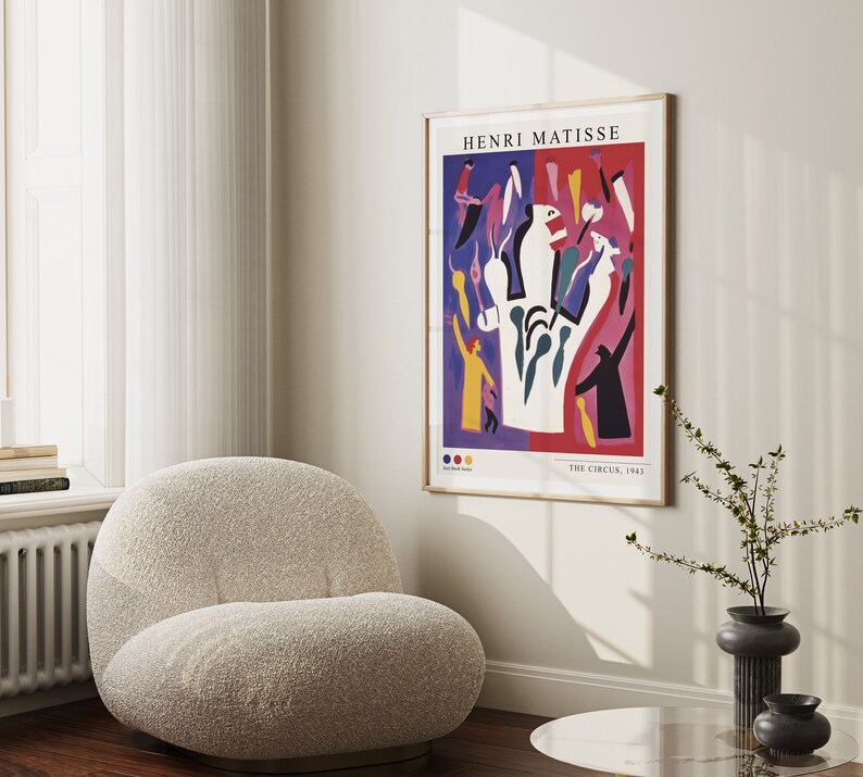 Henri Matisse Poster - the Circus, Matisse Painting, Matisse Art, Henri ...