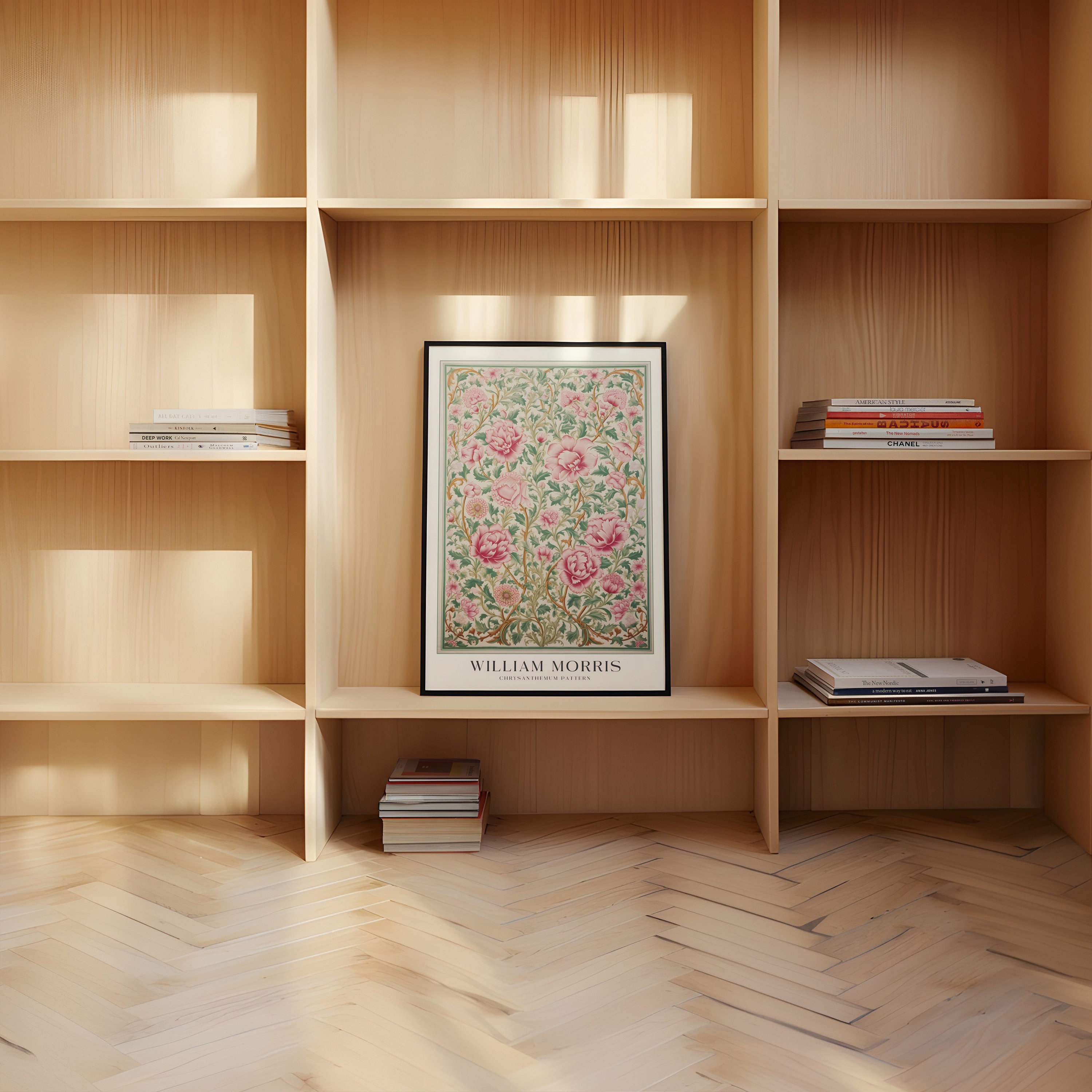 William Morris Poster Chrysanthemum Pattern - William Morris Print ...