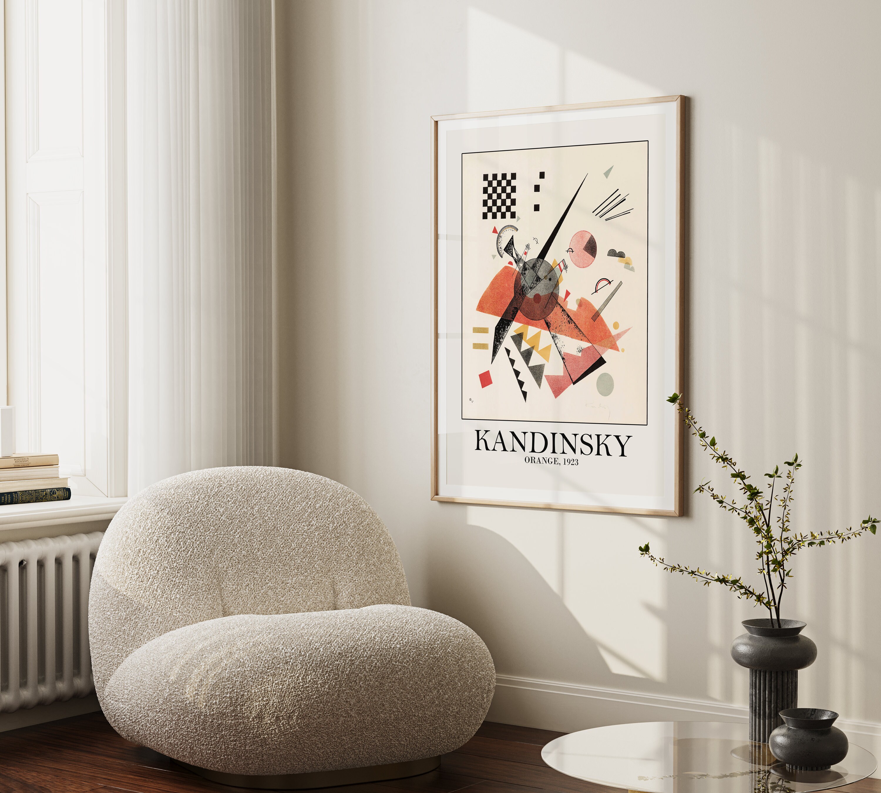 Kandinsky Poster - Orange - High Quality Poster - Kandinsky Print ...