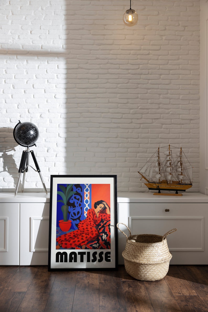 Henri Matisse Poster Odalisque With Red Culottes High-quality Poster as ...