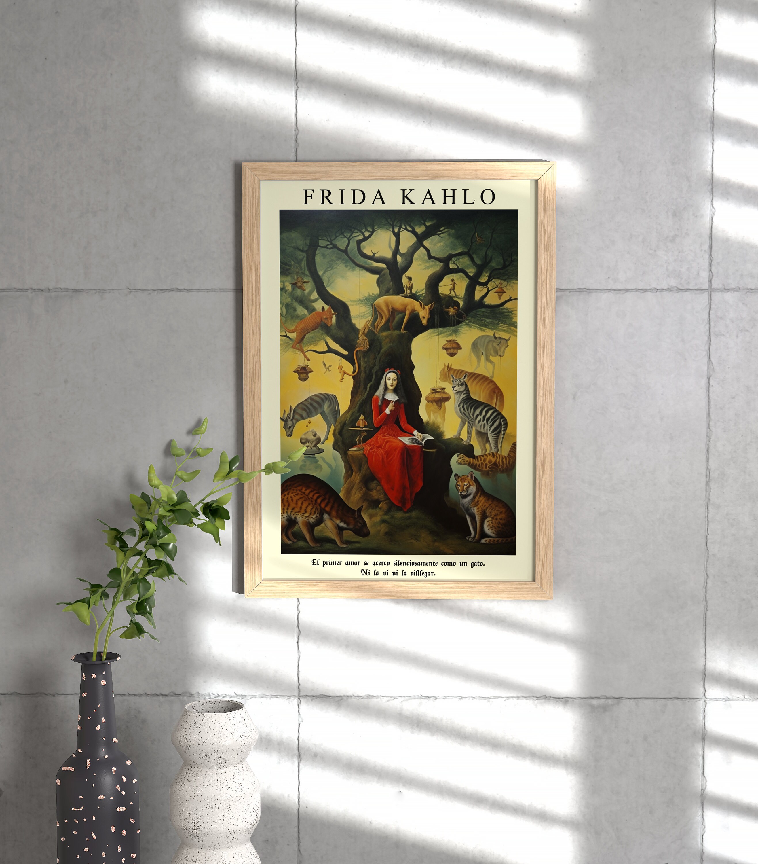 Frida Kahlo Wall Art, Frida Kahlo Poster, Frida Kahlo Portrait, Frida ...
