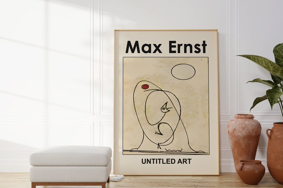 Max Ernst Poster Untitled Art High-quality Poster as Max Ernst Print ...
