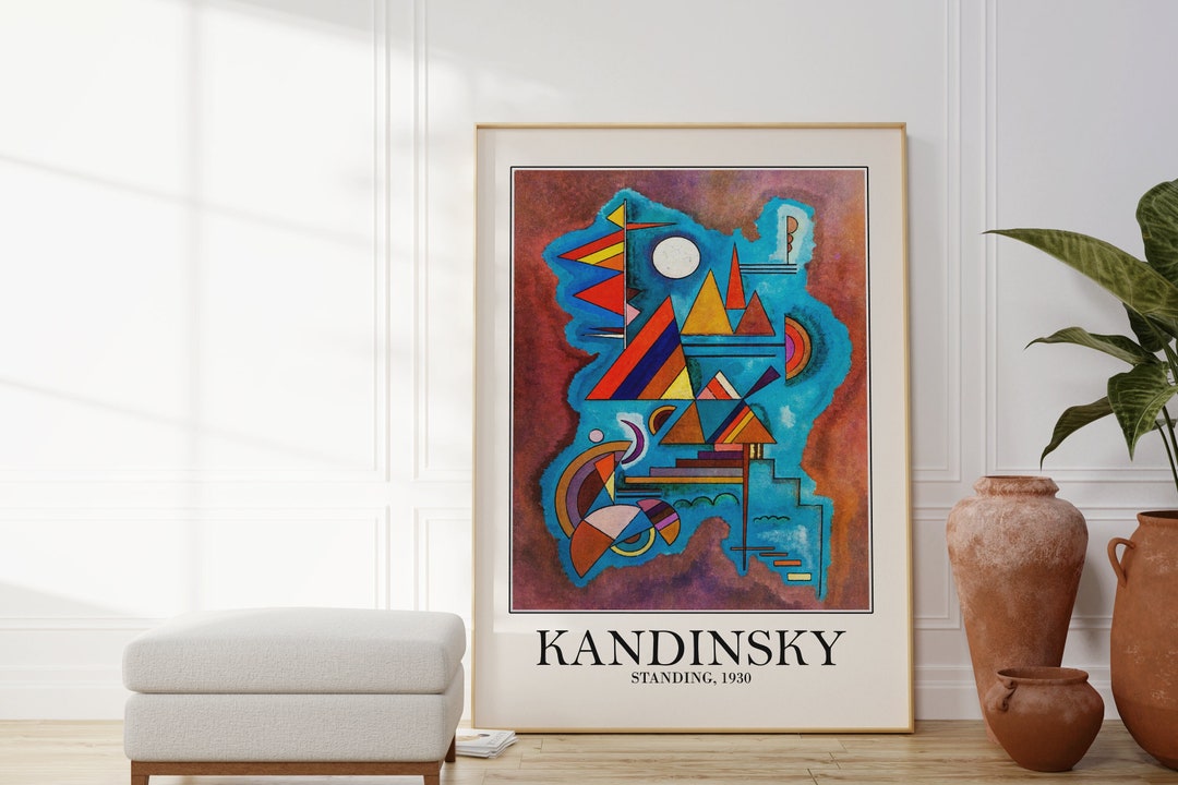 Kandinsky Poster Standing High Quality Poster Kandinsky Print Abstract ...