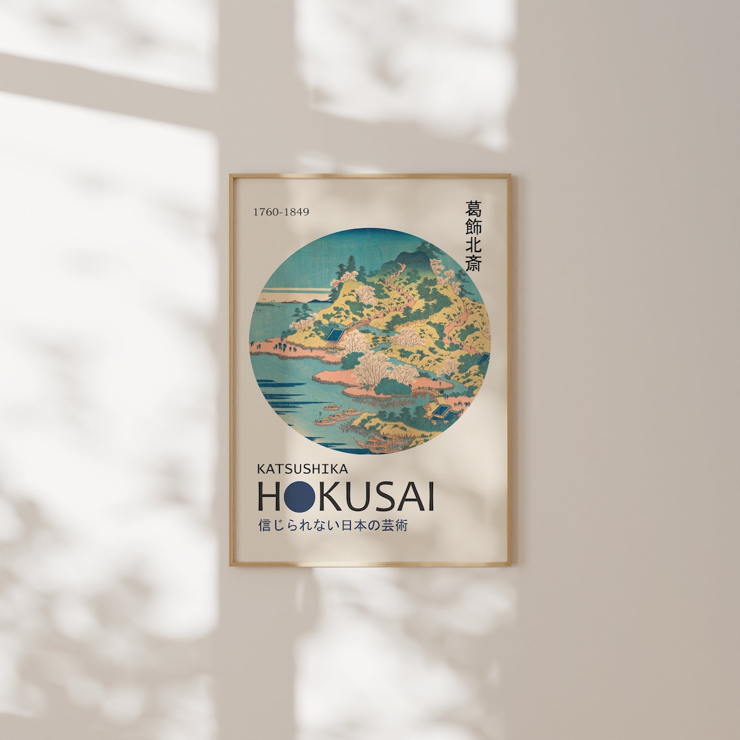 Hokusai Poster High Quality Katsushika Hokusai Japandi Poster for Your ...