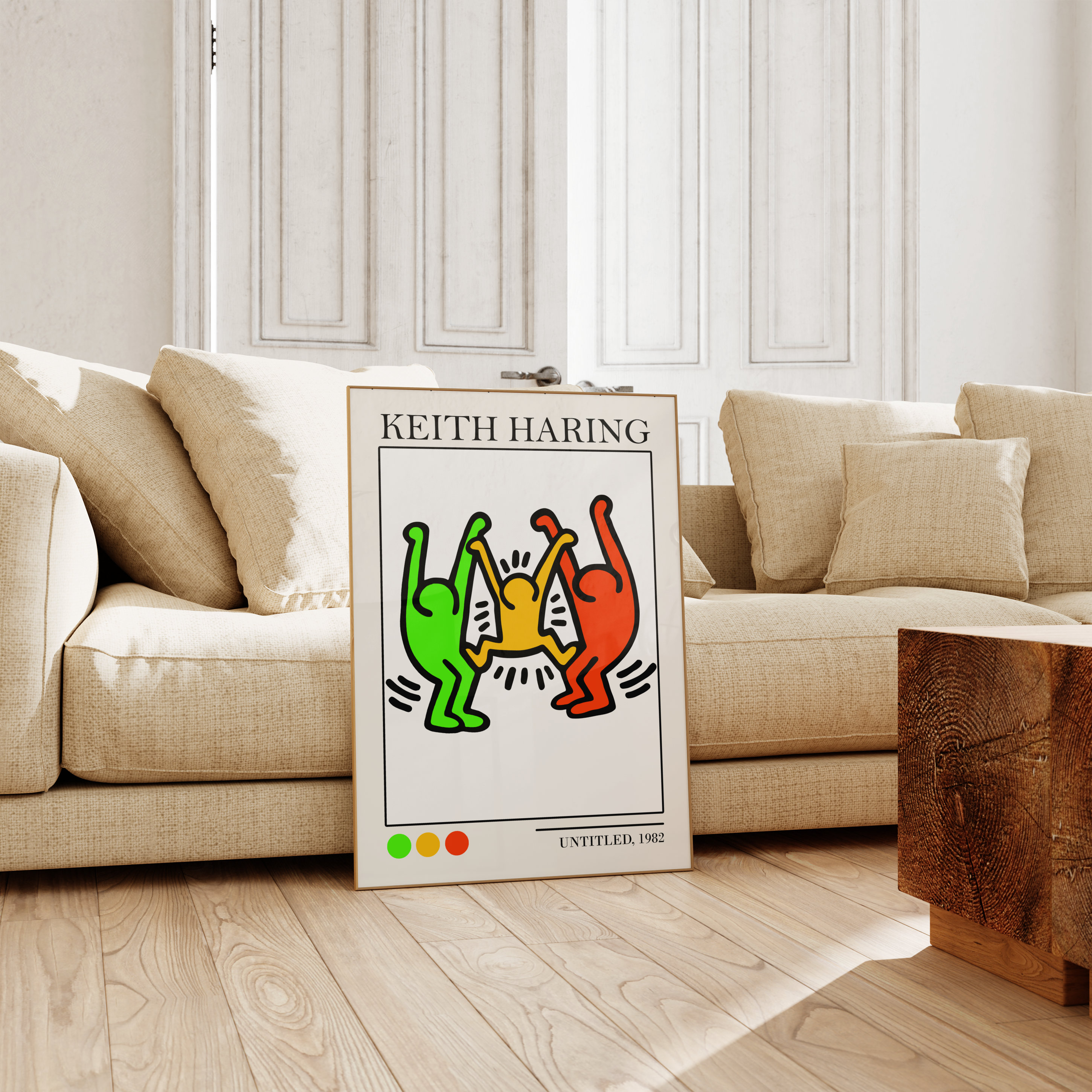 Keith Haring Poster Iconic Wall Decor Keith Haring Print High Quality ...