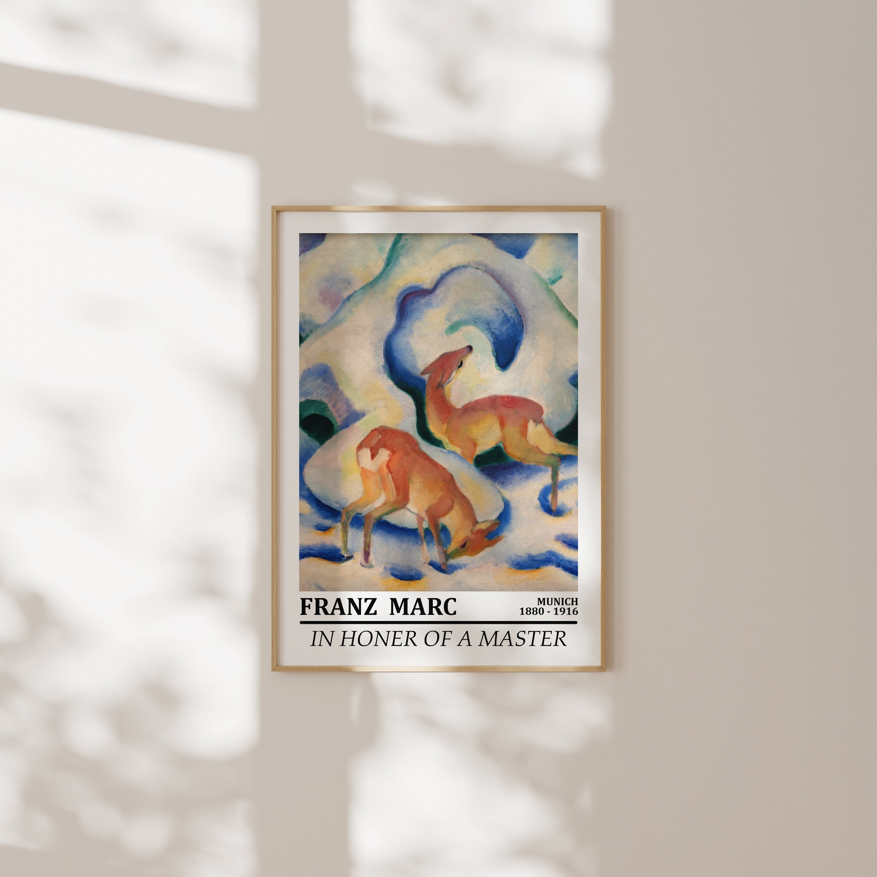 Franz Marc Poster High-quality Museum Art as a Franz Marc Print Franz ...