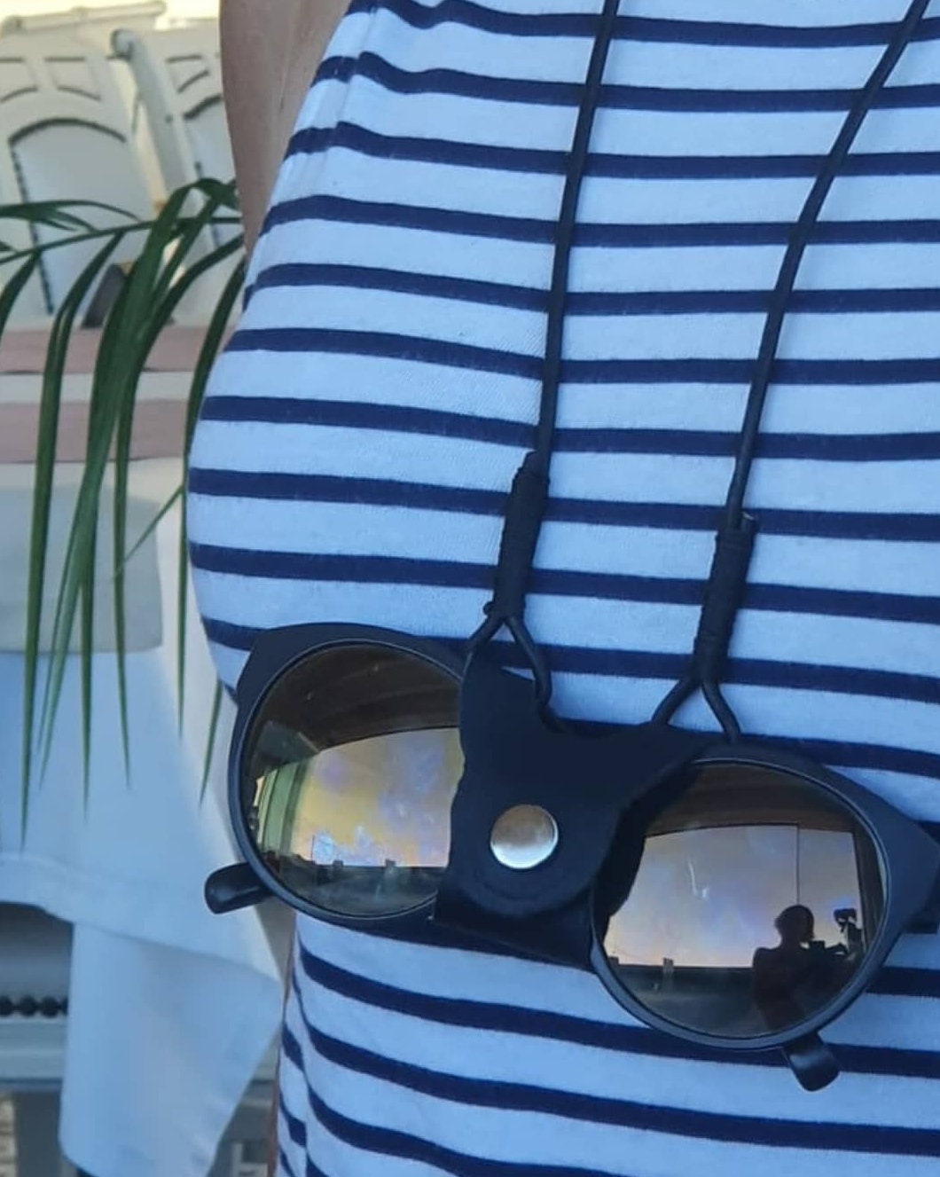 Neck Strap Glasses Holder, Slim Neck Eyeglass Pouch, Hanging Glasses ...