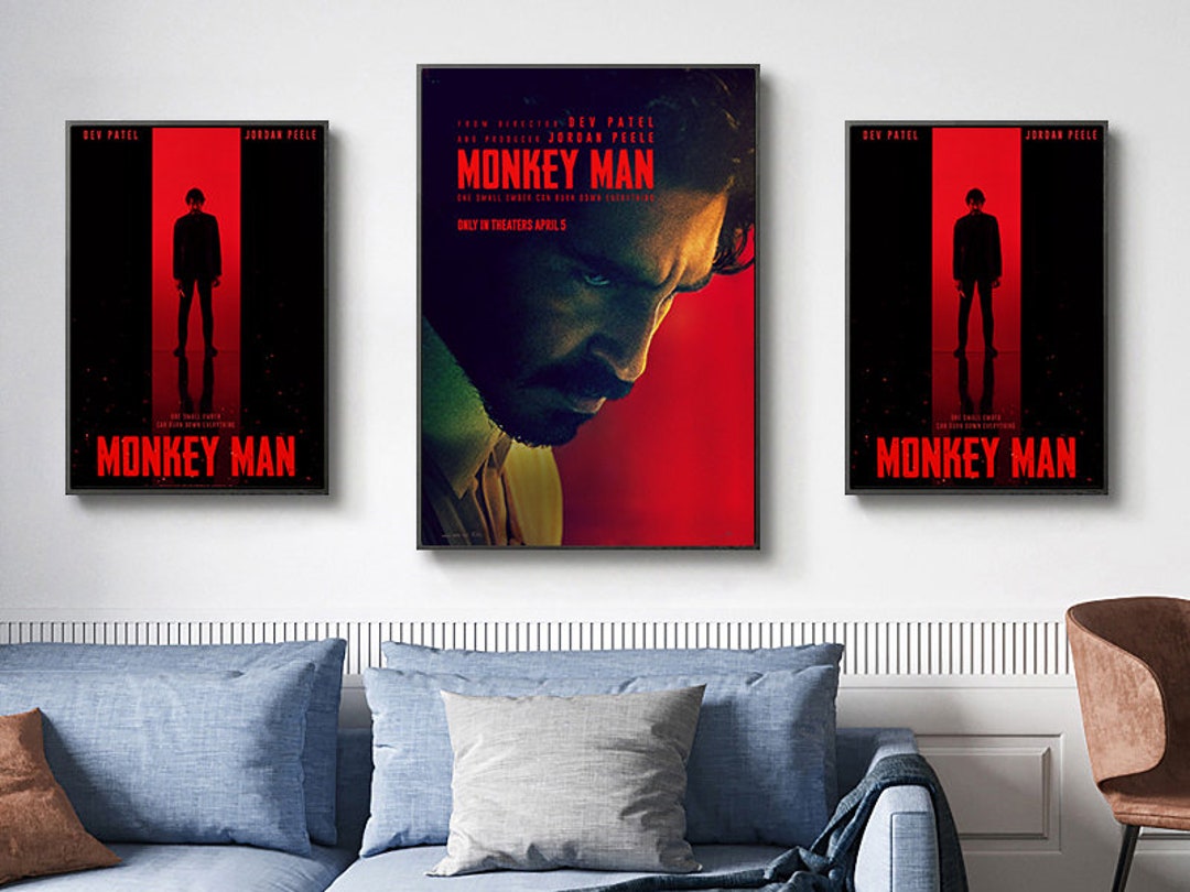 Monkey Man Movie Poster Collection Authentic Film Memorabilia High ...