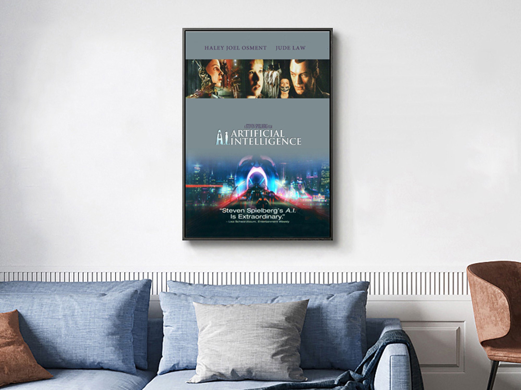 AI Artificial Intelligence Movie Poster Series Authentic Film ...