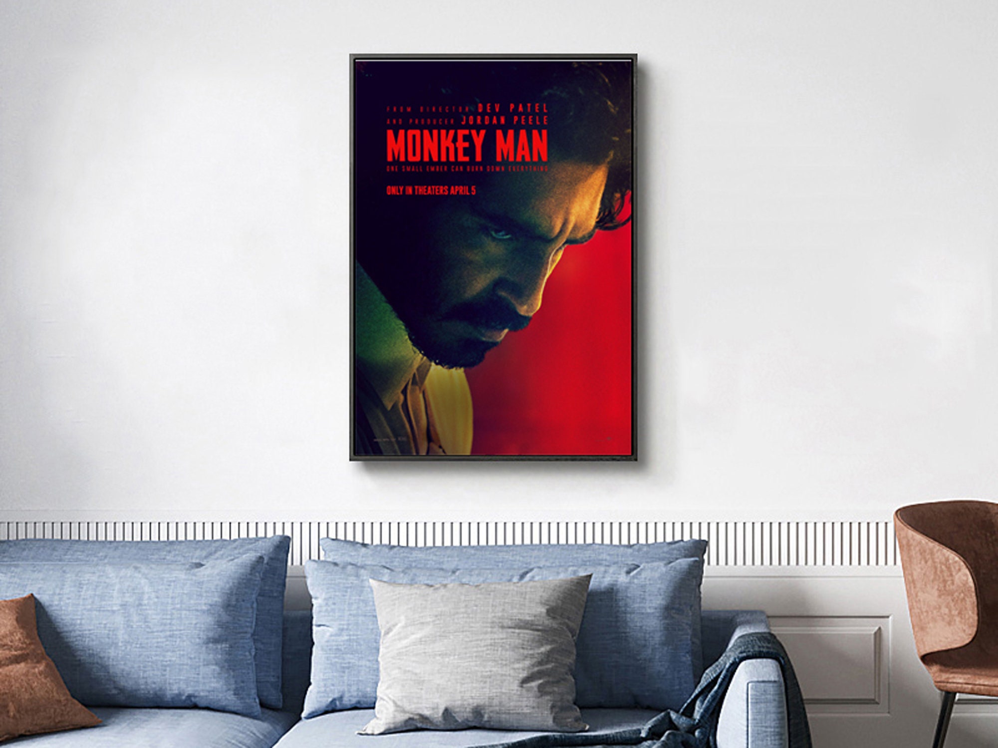 Monkey Man Movie Poster Collection Authentic Film Memorabilia High ...