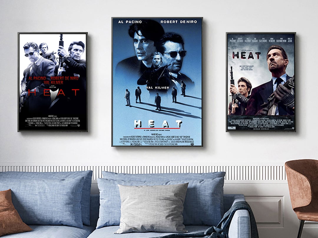 Heat Movie Poster Series Authentic Film Memorabilia High-quality Canvas ...