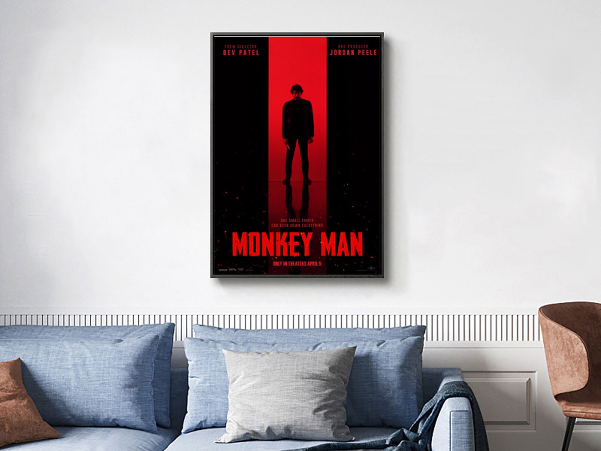 Monkey Man Movie Poster Collection Authentic Film Memorabilia High ...