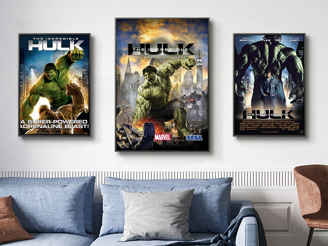 The Incredible Hulk Movie Poster Collection Authentic Film Memorabilia ...