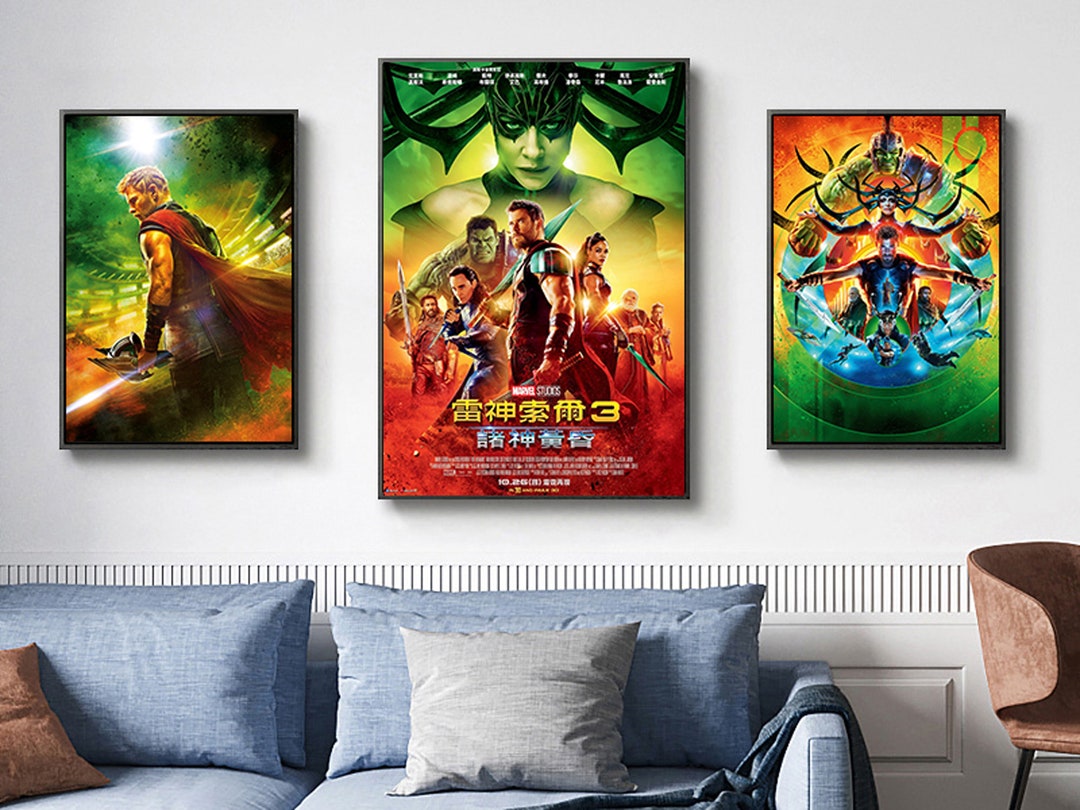 Thor Ragnarok Movie Poster Collection Authentic Film Memorabilia High ...
