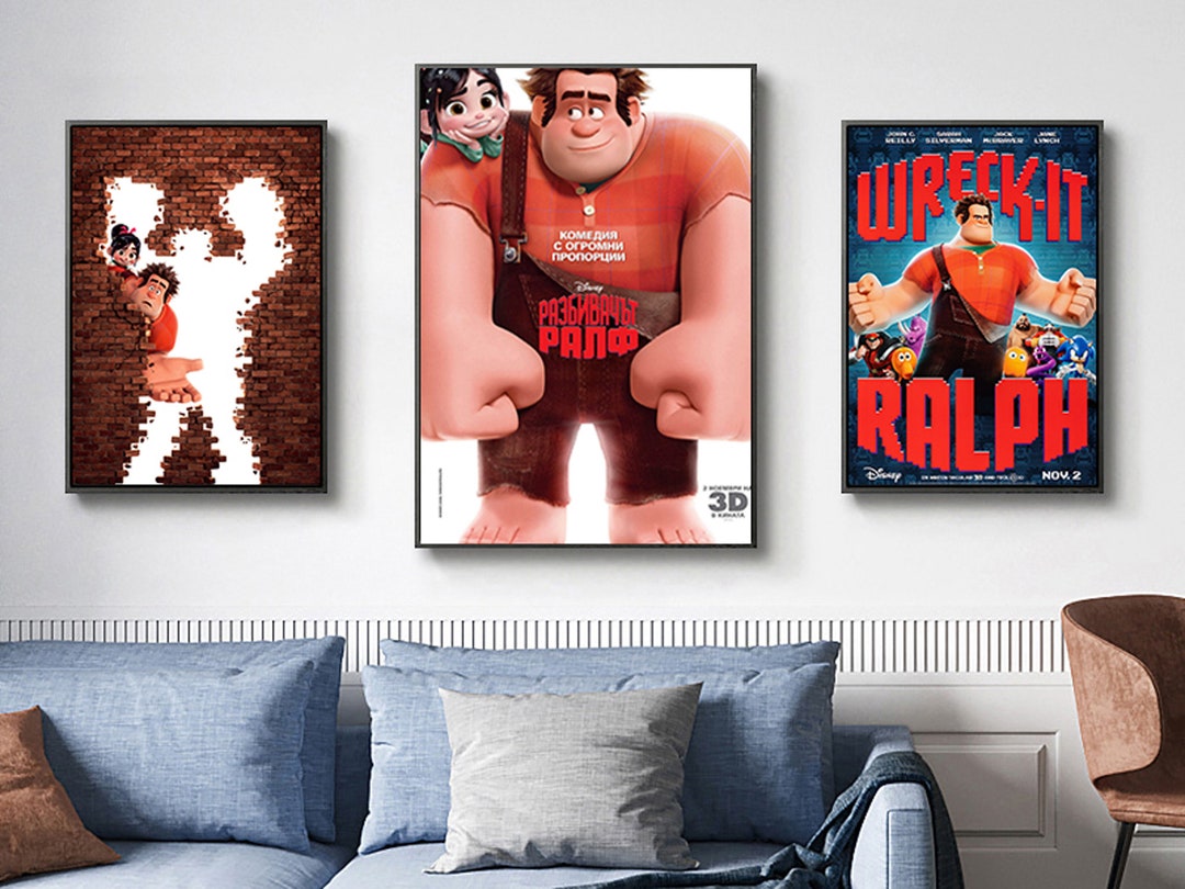 Wreck It Ralph Movie Poster Series Authentic Film Memorabilia High ...