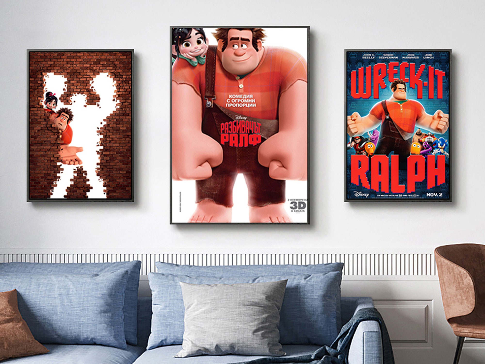 Wreck It Ralph Movie Poster Series Authentic Film Memorabilia High ...