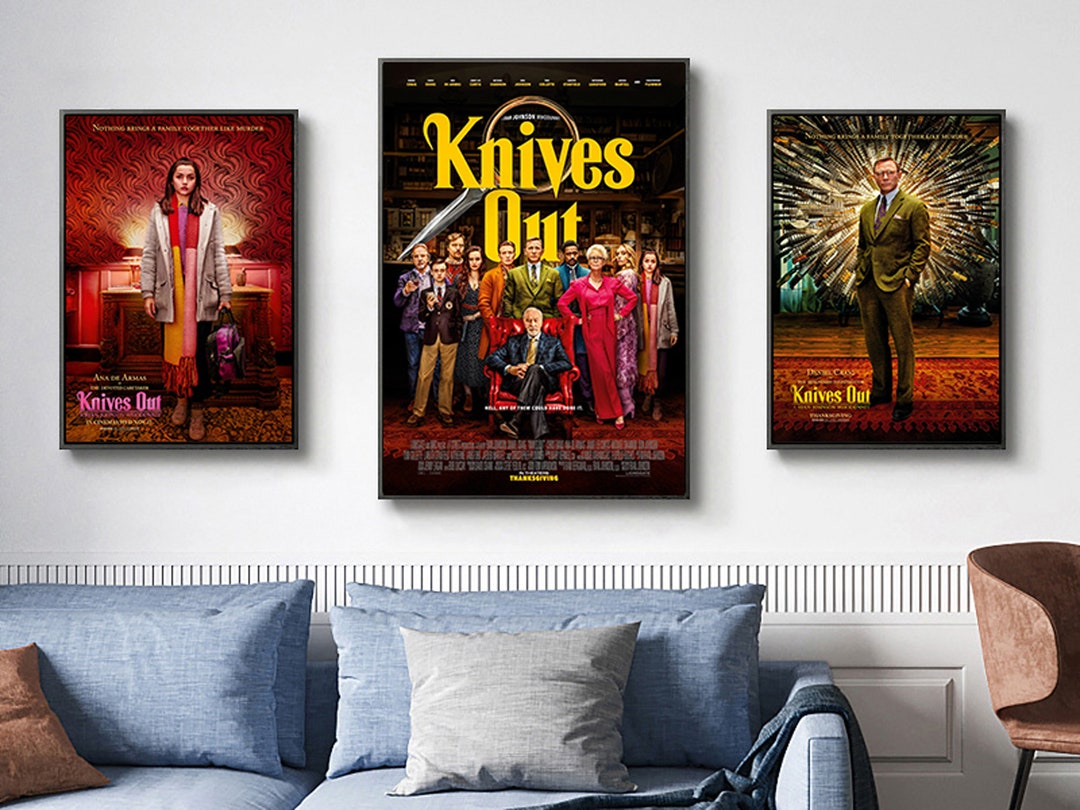 Knives Out Movie Poster Collection Authentic Film Memorabilia High ...
