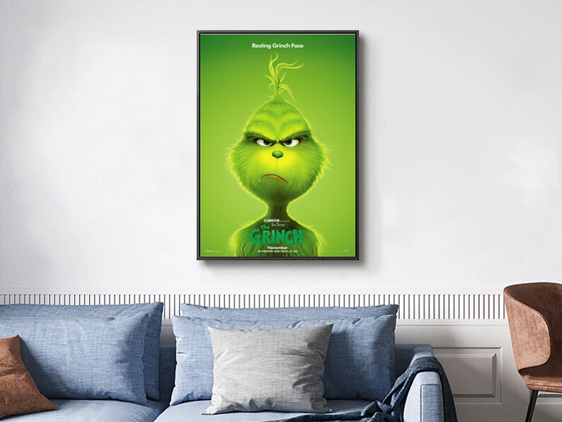 The Grinch Movie Poster Collection Authentic Film Memorabilia High ...